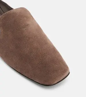 Max Mara Suede Mules - Brown