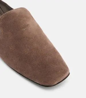 Max Mara Suede Mules - Brown