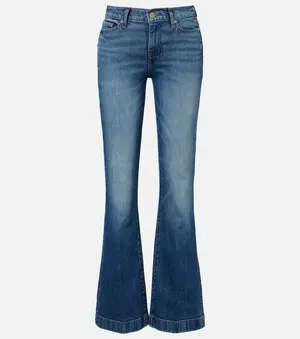 7 For All Mankind Dojo Flared Jeans - Blue