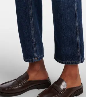 Brunello Cucinelli Cropped Straight Jeans - Blue