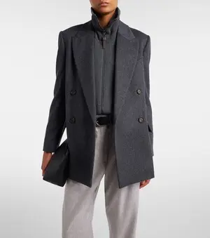 Brunello Cucinelli Double-breasted Wool Jacket