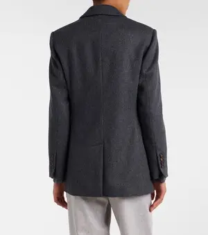 Brunello Cucinelli Double-breasted Wool Jacket