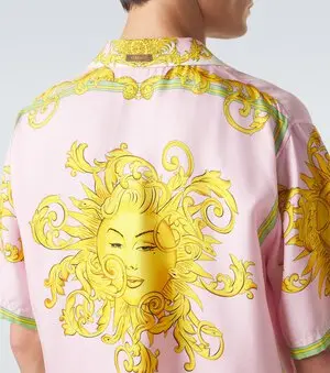Versace Printed Silk Shirt - Multicoloured