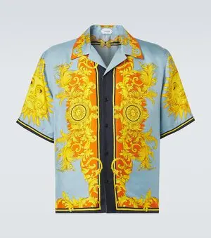 Versace Printed Silk Shirt - Multicoloured
