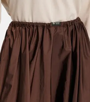 Prada Re-nylon Pleated Midi Skirt