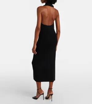Altuzarra Mitchell Scarf-detail Midi Dress - Black