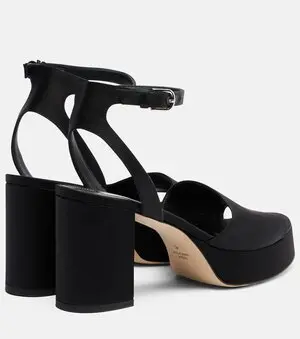 TOTEME Satin Platform Sandals