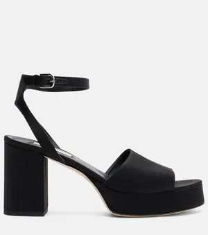 TOTEME Satin Platform Sandals