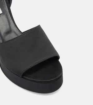 TOTEME Satin Platform Sandals