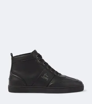 CHRISTIAN LOUBOUTIN Leather Retero High-top Sneakers