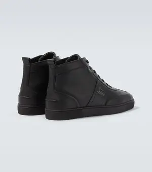 CHRISTIAN LOUBOUTIN Leather Retero High-top Sneakers