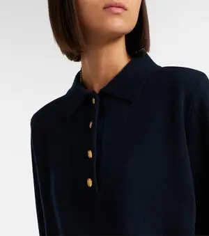 BLAZÉ MILANO Highland Wool And Cashmere Polo Sweater