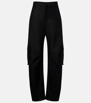 Balenciaga Wool Cargo Pants - Black