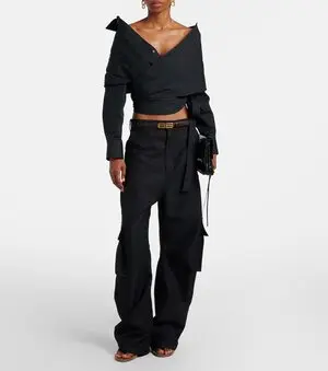 Balenciaga Wool Cargo Pants