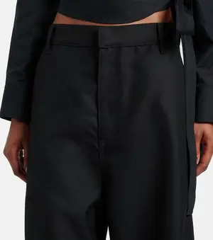 Balenciaga Wool Cargo Pants