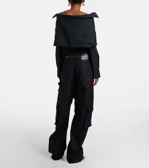 Balenciaga Wool Cargo Pants