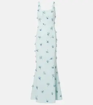 Simkhai Briella Embellished Gown - Blue