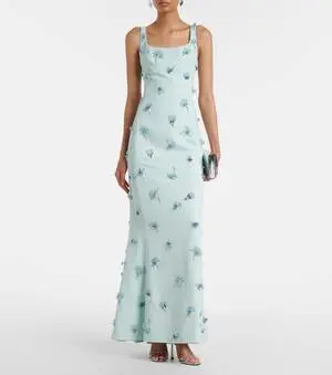 Simkhai Briella Embellished Gown - Blue