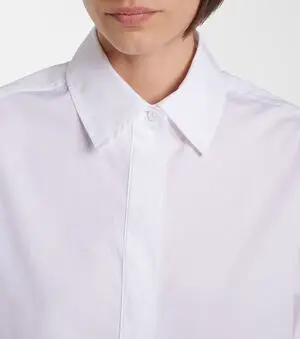 Simkhai Lace-trimmed Cotton Poplin Shirt
