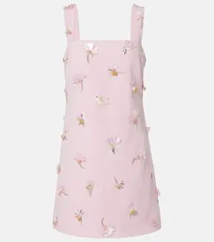 Simkhai Ella Embellished Minidress - Pink