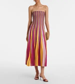 Simkhai Soleil Striped Midi Dress - Multicoloured