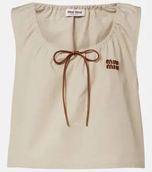 Miu Miu Trimmed Tops