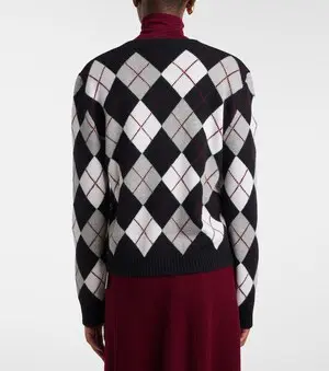 LISA YANG Antoni Argyle Cashmere Sweater - Black