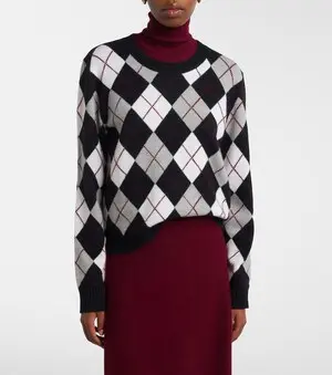 LISA YANG Antoni Argyle Cashmere Sweater - Multicoloured