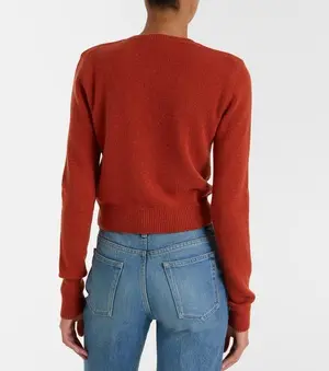 Saint Laurent Cropped Cashmere Sweater