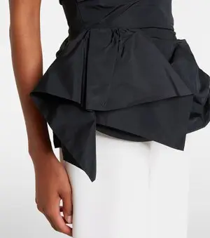 Max Mara Taffeta Corset Top