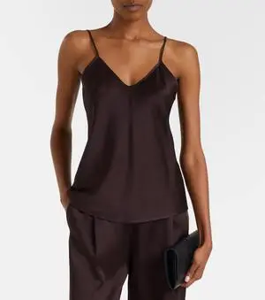 Max Mara Crêpe Satin Camisole