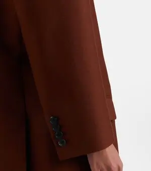 Saint Laurent Double-breasted Cashmere Blazer