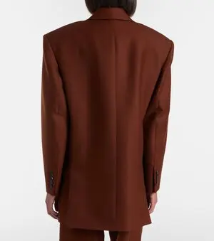 Saint Laurent Double-breasted Cashmere Blazer