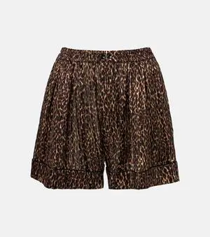 Saint Laurent Elasticated Shorts For Women