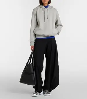 CHRISTIAN LOUBOUTIN Mara Suede And Mesh Lace-up Sneakers - Grey