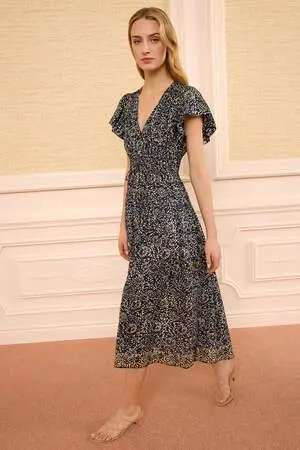Ulla Johnson Lyria Cotton Dress - Midnight Bloom