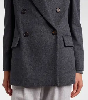 Brunello Cucinelli Double-breasted Wool Jacket