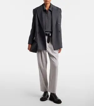 Brunello Cucinelli Double-breasted Wool Jacket