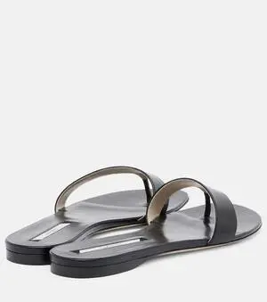 CHRISTEN Helix Leather Thong Sandals