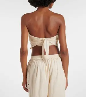 Simkhai Linen-blend Top