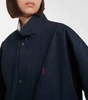 Saint Laurent Reversible Cotton Blouson Jacket
