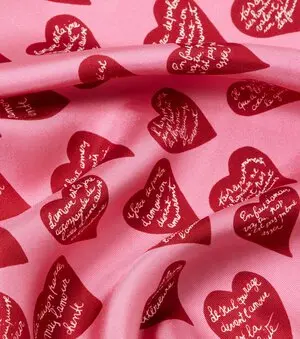 Max Mara Printed Silk Twill Scarf