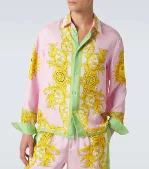 Versace Printed Silk Shirt - Multicoloured