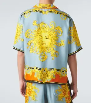 Versace Printed Silk Shirt