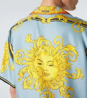 Versace Printed Silk Shirt