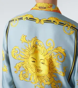 Versace Printed Silk Shirt - Multicoloured
