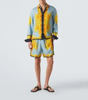 Versace Printed Silk Shirt - Multicoloured