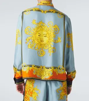 Versace Printed Silk Shirt - Multicoloured