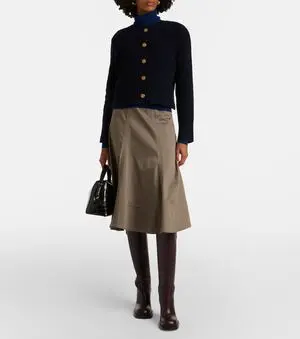 Altuzarra Harris Cropped Wool-blend Cardigan