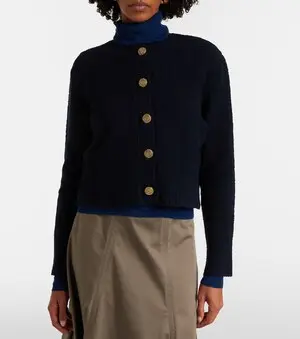Altuzarra Harris Cropped Wool-blend Cardigan